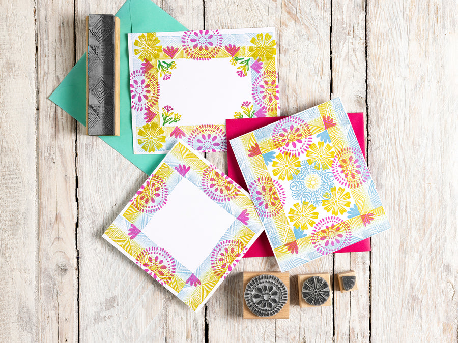 Flower Rubber Stamp, Floral Craft Stamp, Summer Stamping, Craft Gift ...