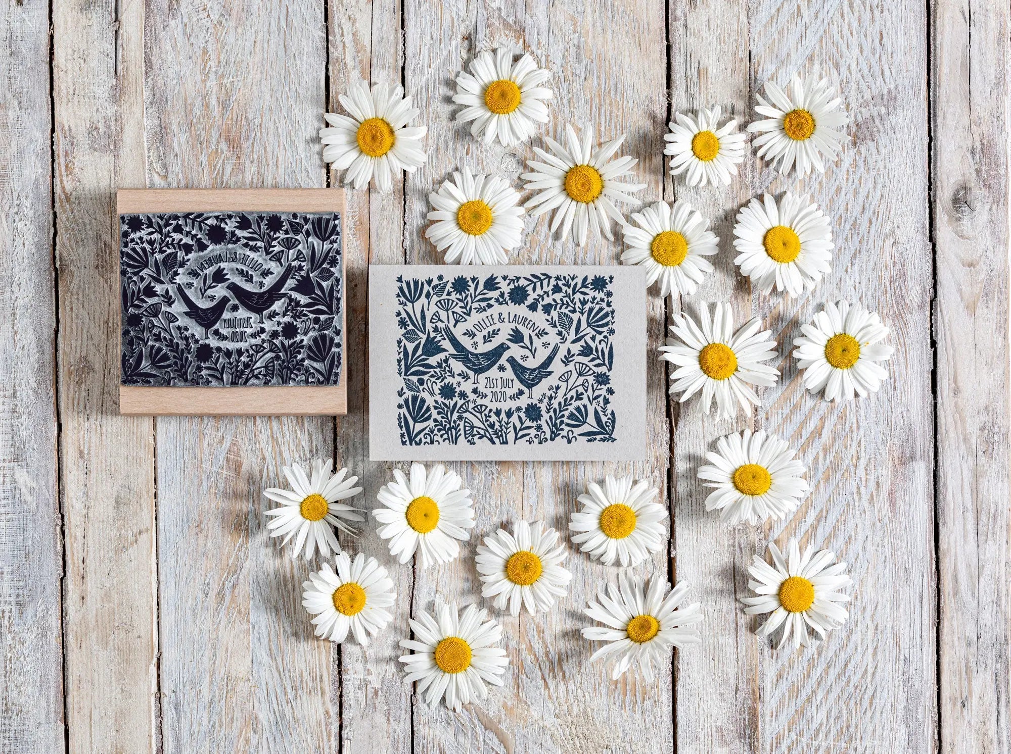 Wedding Rubber Stamp, wedding invitation, Save the Date, Wedding Stamp ...